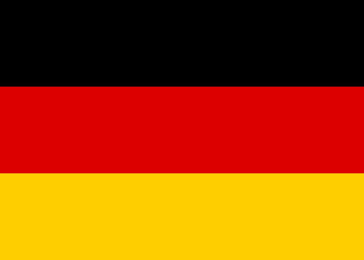 'German Flag Germany Flag' Poster, picture, metal print, paint by ...