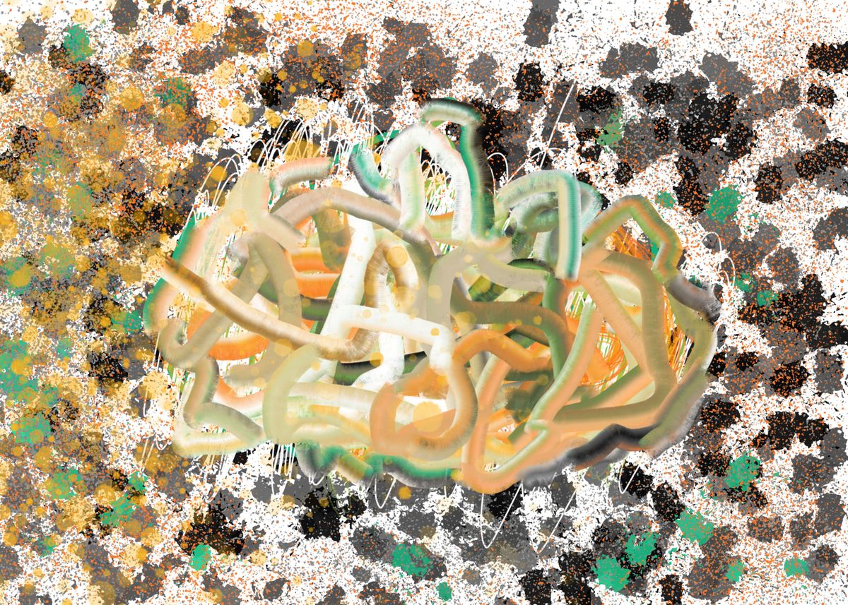 'Information cocoon ' Poster, picture, metal print, paint by Yiling Shen | Displate