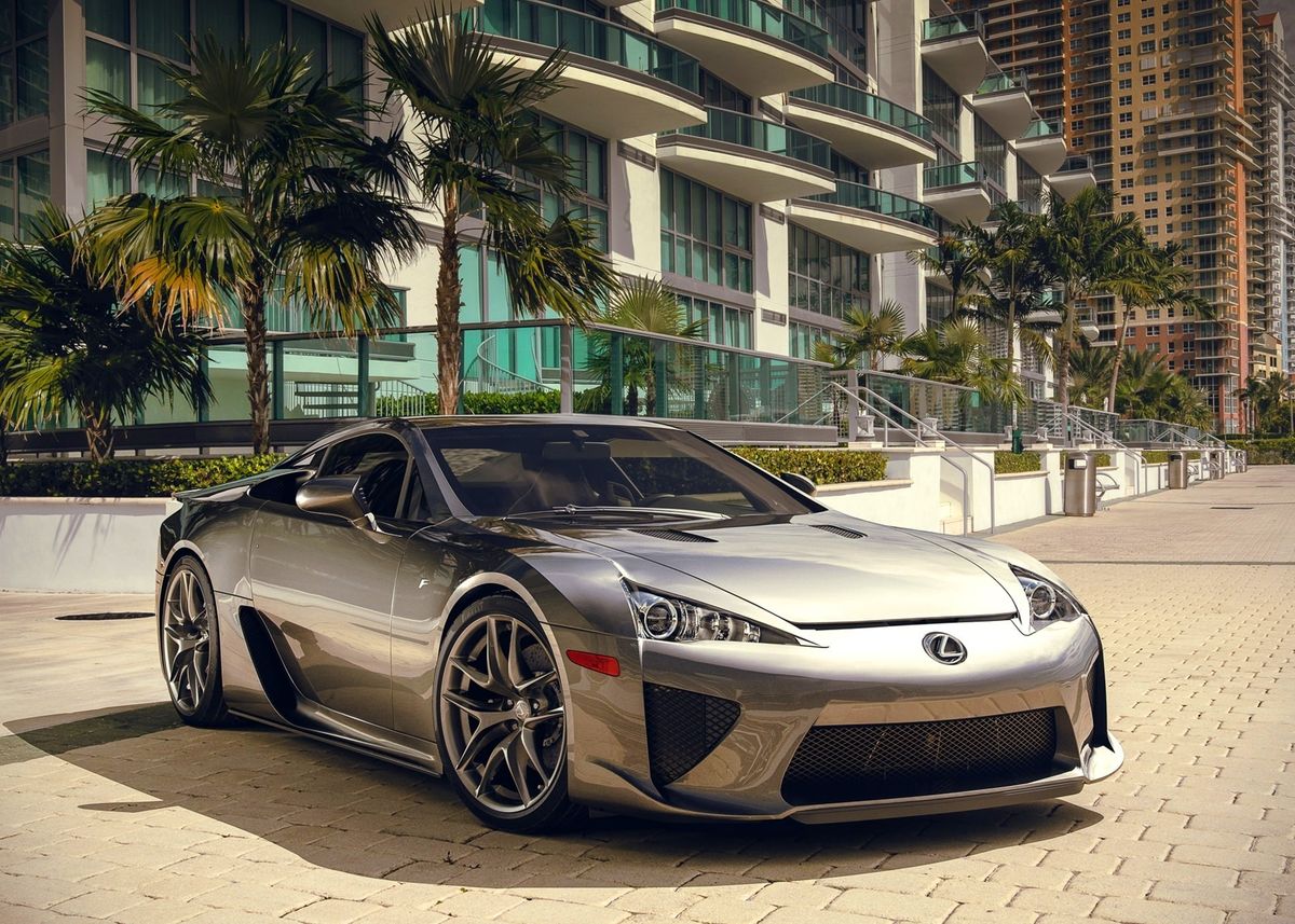 'Lexus LFA Supercar' Poster, picture, metal print, paint by Horror Cars ...