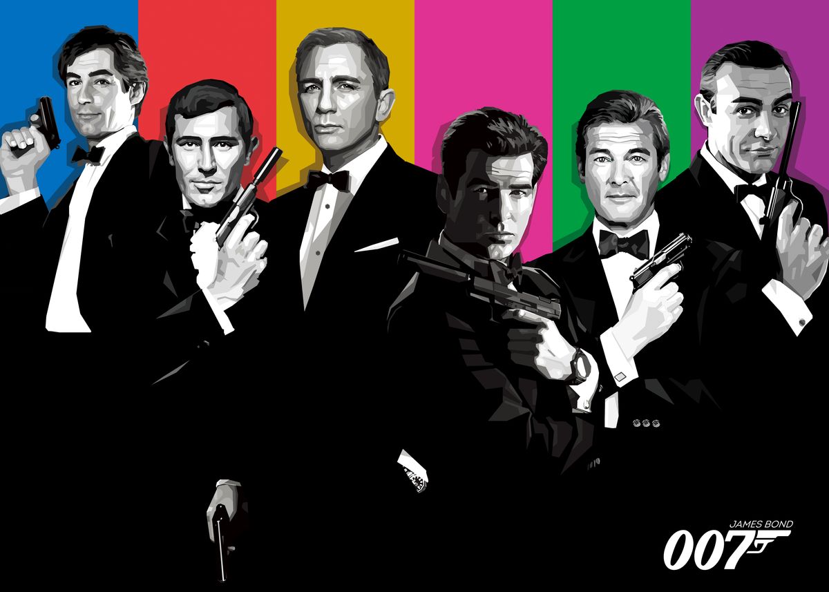 'James Bond 007 ' Poster, picture, metal print, paint by Oppa Rudy ...