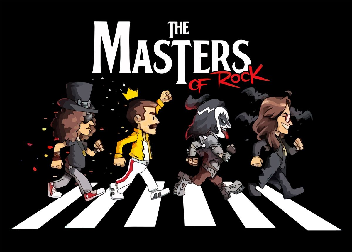 'Masters of Rock Crossing' Poster, picture, metal print, paint by lisa ...
