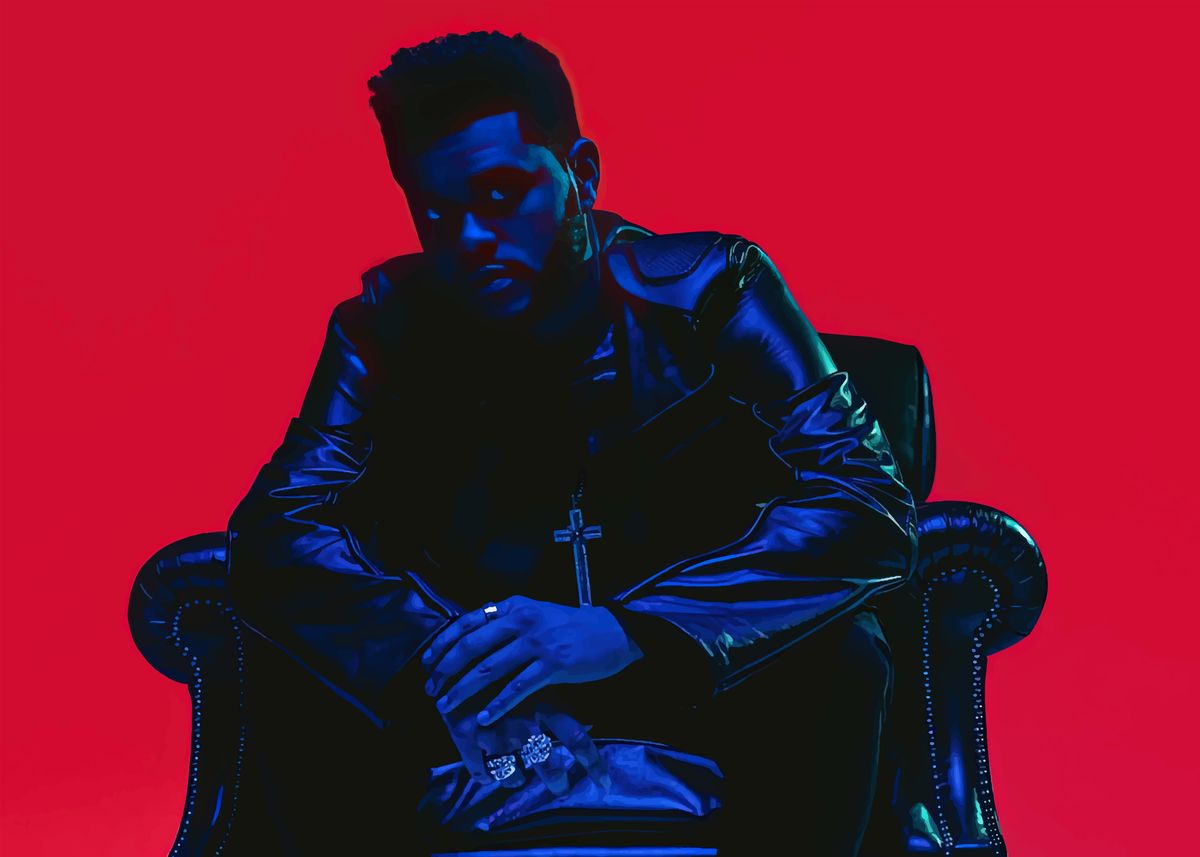 'The Weeknd Album Cover' Poster, picture, metal print, paint by | Displate