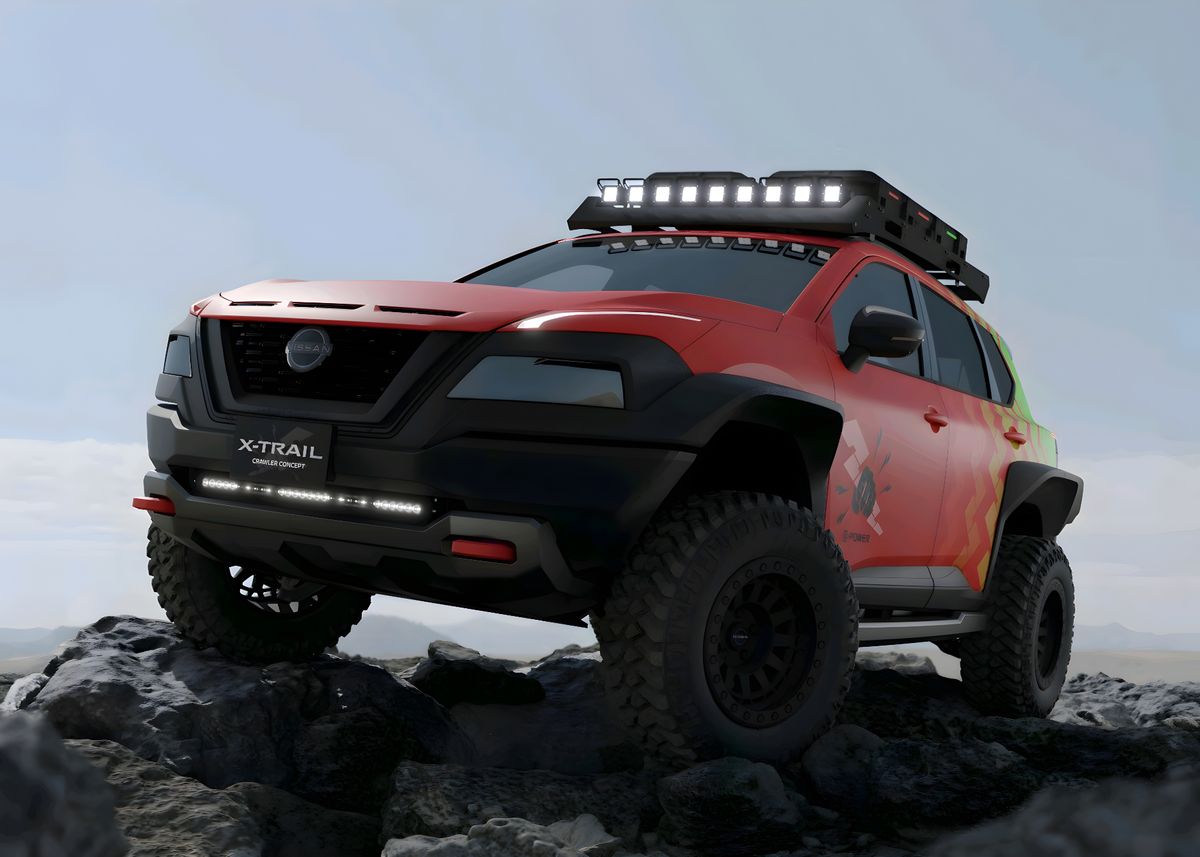 'Nissan X-Trail Off-Road' Poster, picture, metal print, paint by Sport ...