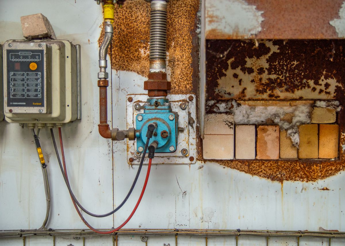 'Industrial Control Panel' Poster, picture, metal print, paint by ...