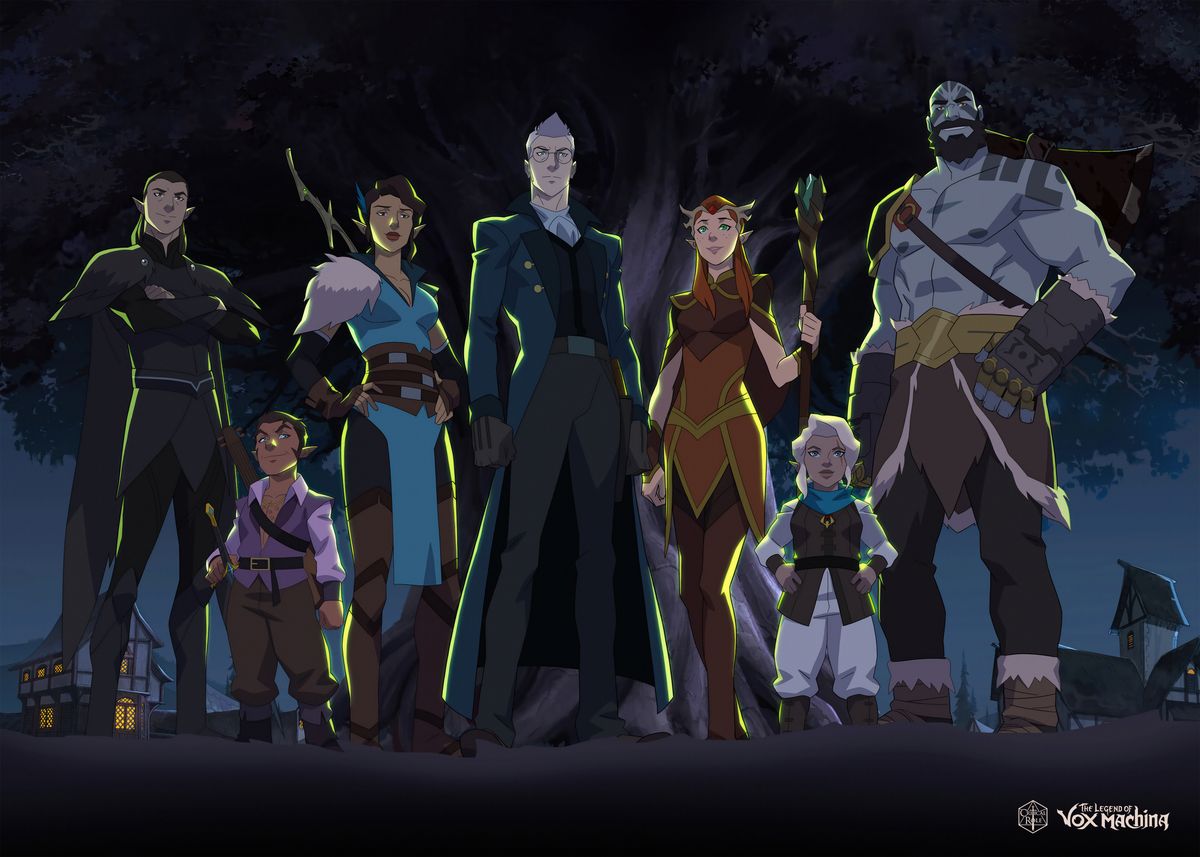 'Team Vox Machina' Poster, picture, metal print, paint by The Legend of ...