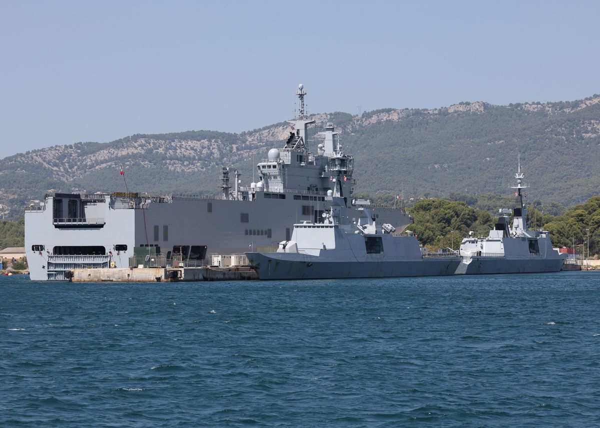 'French Navy Warships' Poster, picture, metal print, paint by Nathan ...