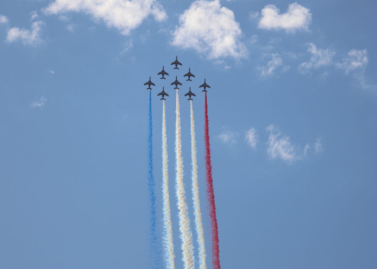 'Air Show Formation' Poster, picture, metal print, paint by Nathan ...