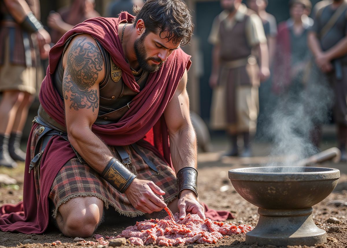 'Spartan Warrior Ritual' Poster, picture, metal print, paint by Alain ...