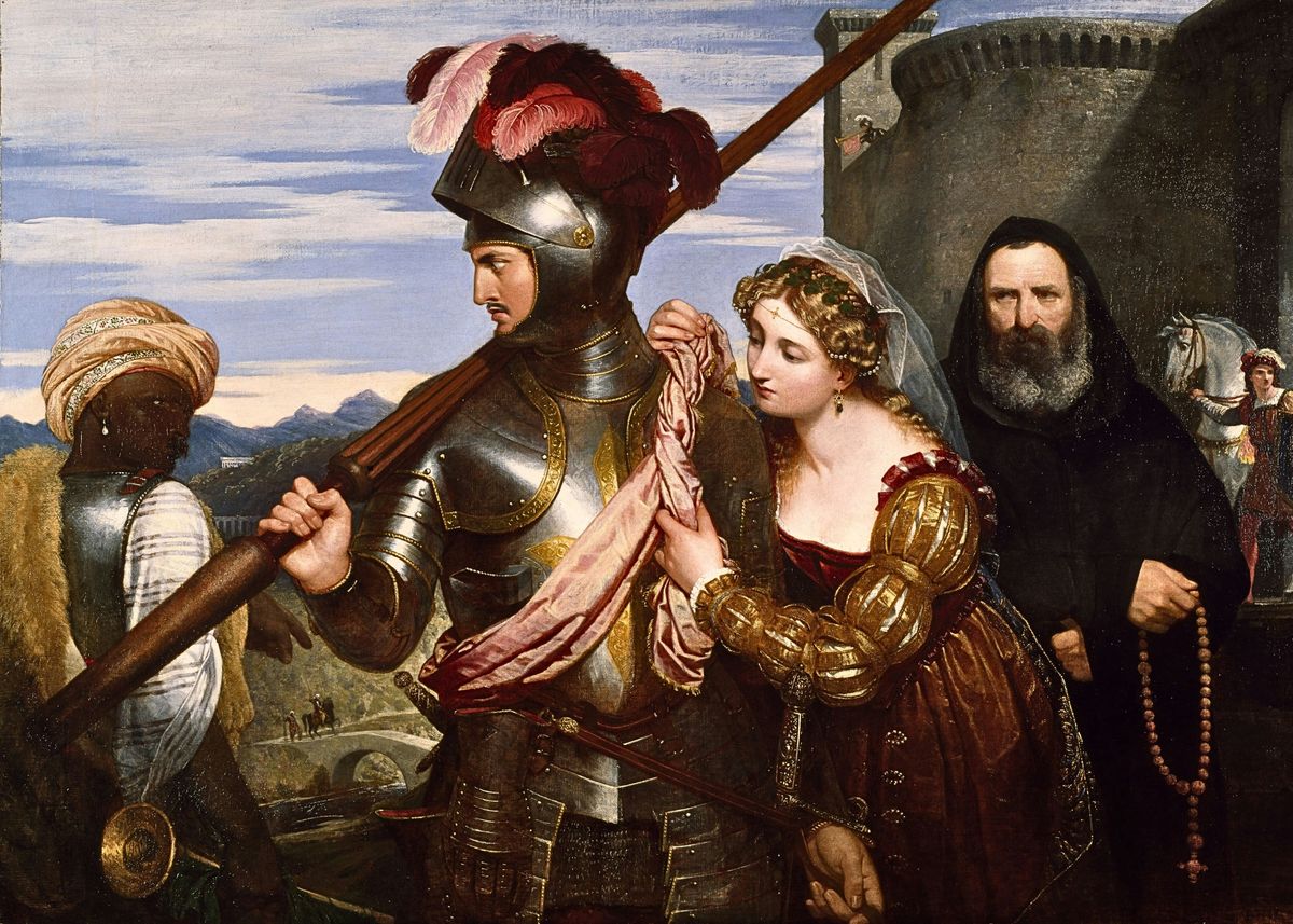 'Knight's Farewell' Poster, picture, metal print, paint by Kuy Twenty ...