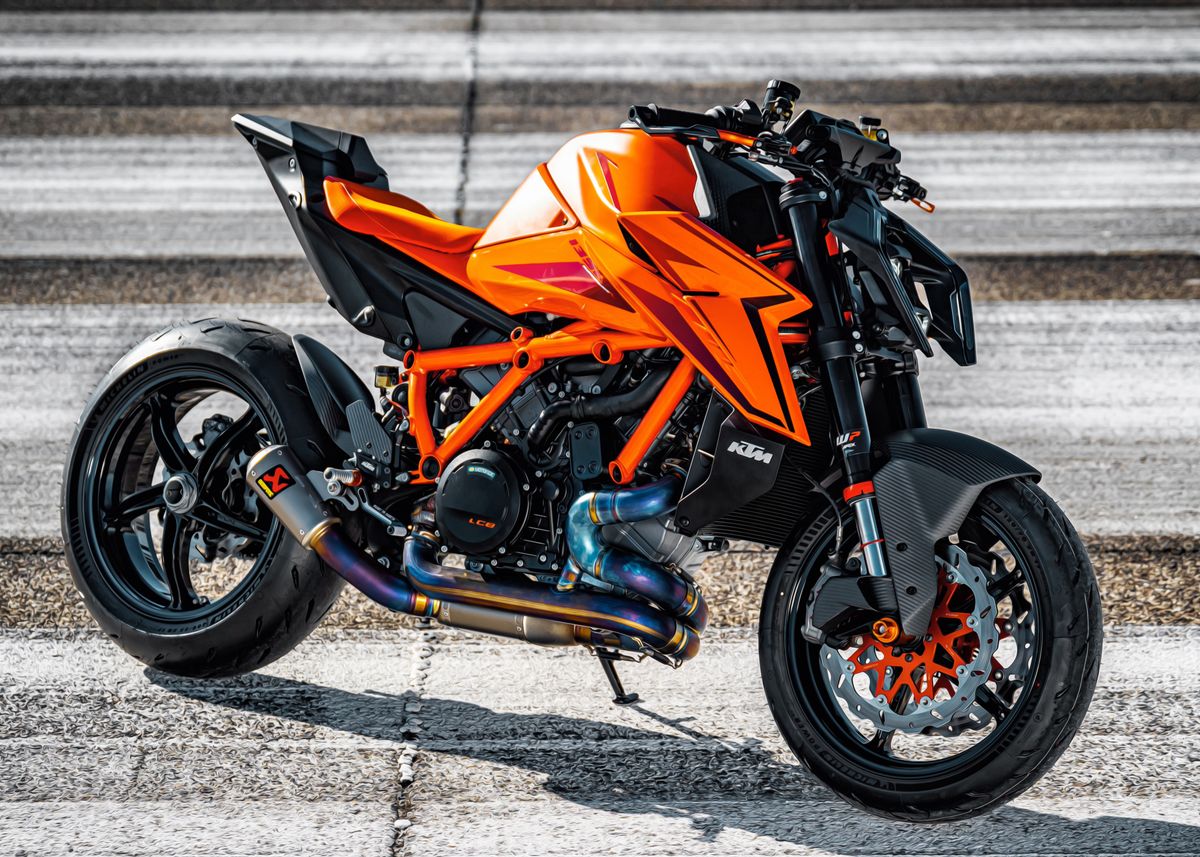 'KTM Super Duke R' Poster, picture, metal print, paint by Sun Arti ...