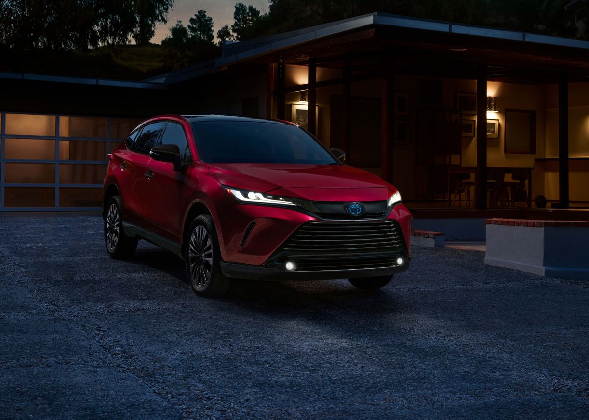 'Red Toyota Venza SUV' Poster, picture, metal print, paint by Ulvi Ani ...