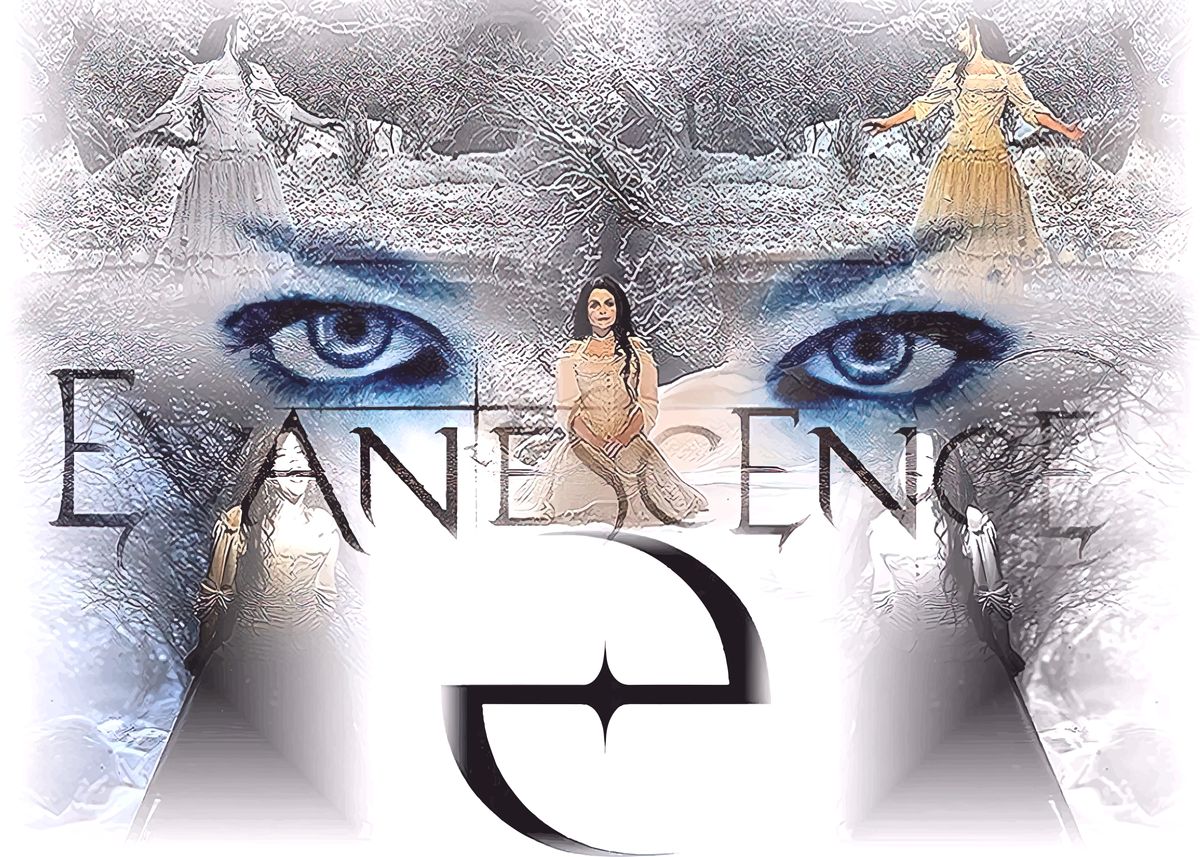 'Evanescence Band Logo' Poster, picture, metal print, paint by mr happy ...