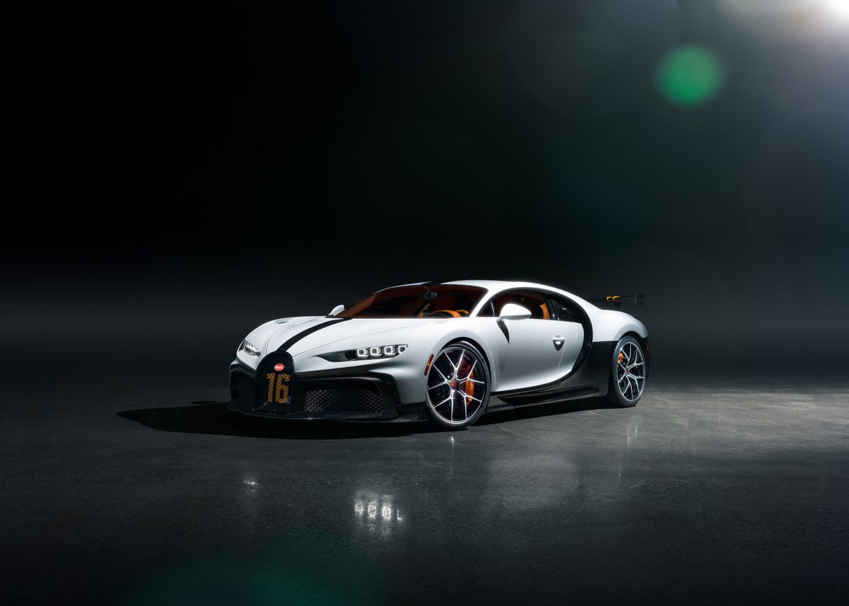 'Bugatti chiron ' Poster, picture, metal print, paint by Smart ...