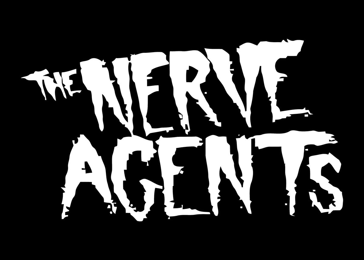 'The Nerve Agents Band Logo' Poster, picture, metal print, paint by ...