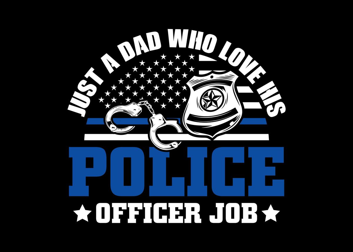 'Police Officer' Poster, picture, metal print, paint by Sebastian ...