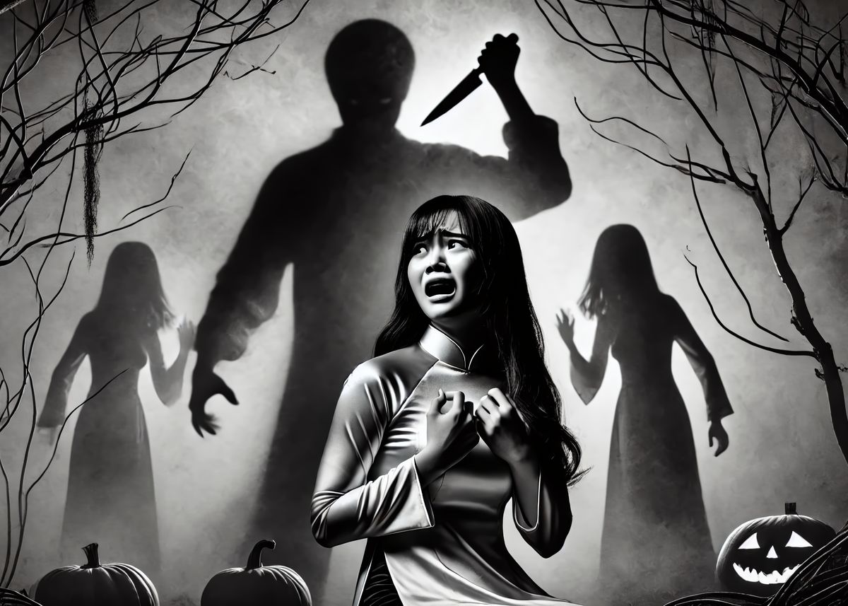 'Horror Movie Poster' Poster, picture, metal print, paint by Nguyen Van ...