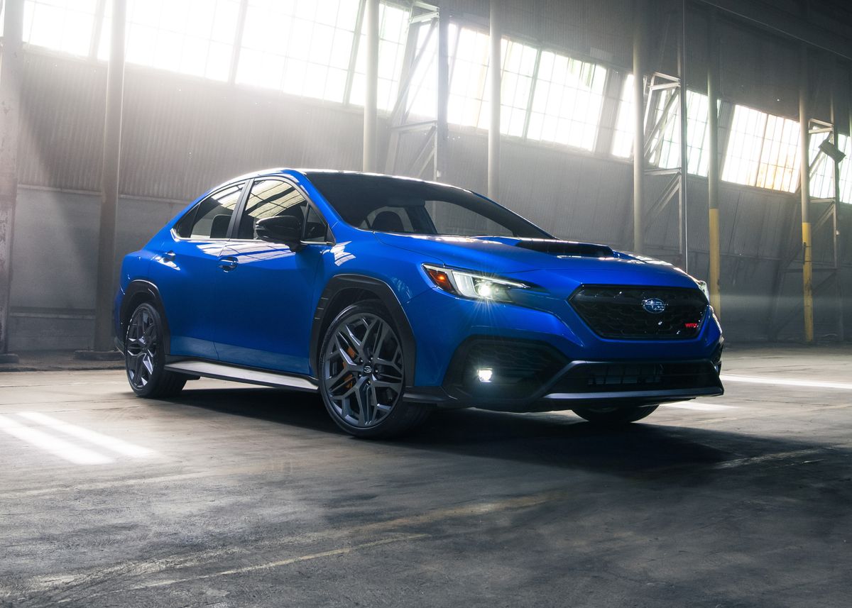 'Subaru WRX Blue' Poster, picture, metal print, paint by Layla ...