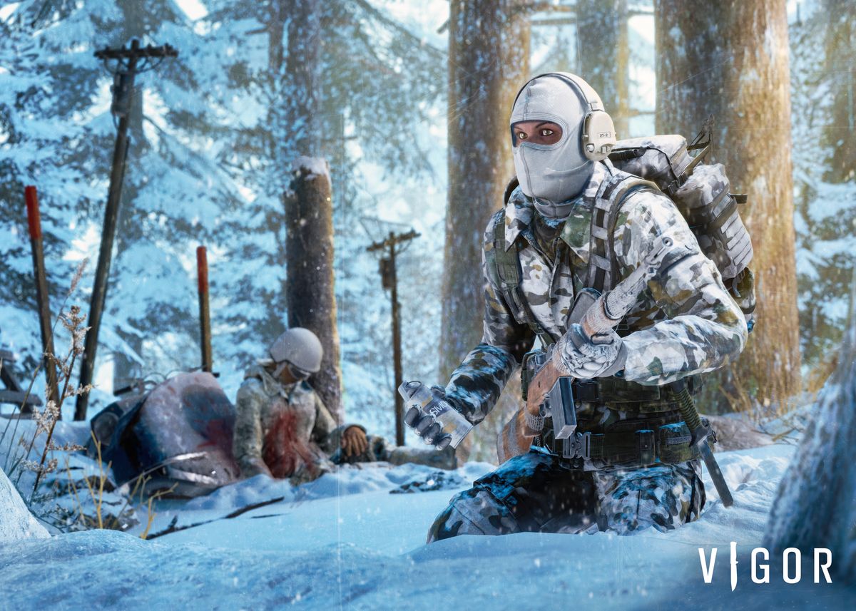 'Vigor Game - Winter Soldier' Poster, picture, metal print, paint by ...