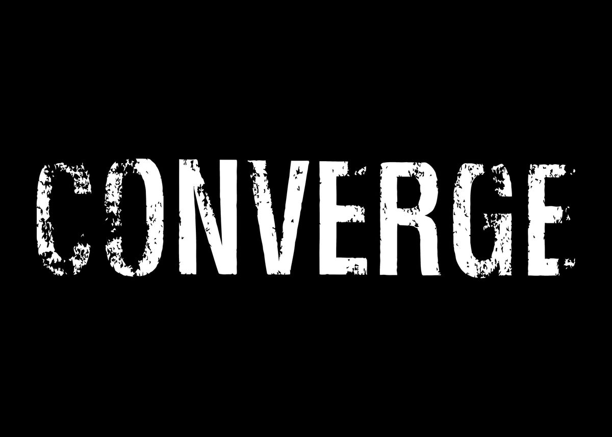 'Converge Band Logo' Poster, picture, metal print, paint by Lupe ...