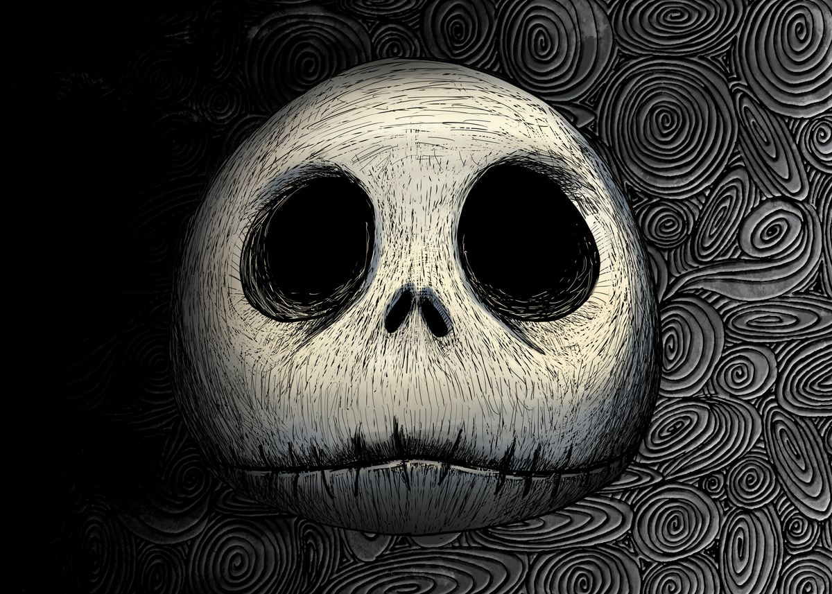 'Detailed Jack Head' Poster, picture, metal print, paint by Nightmare ...