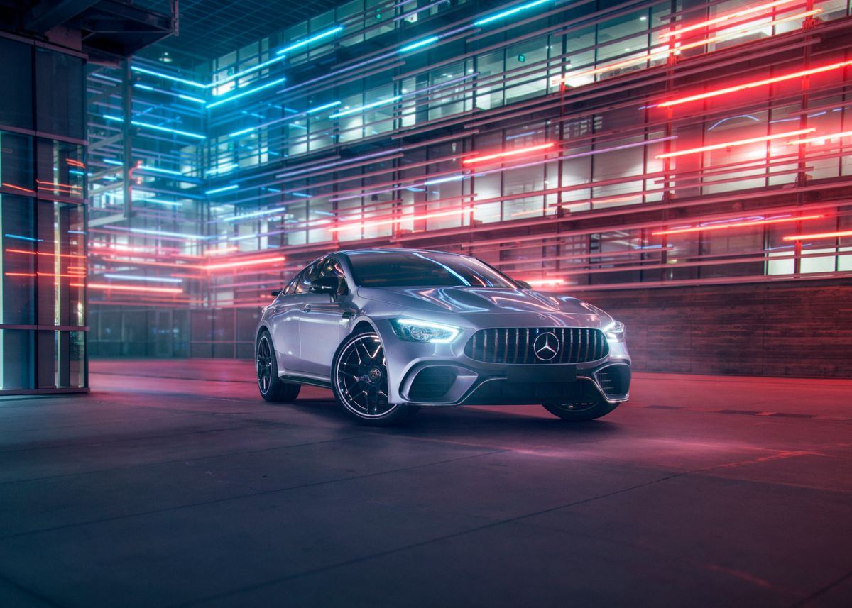 'Mercedes-Benz AMG GT 4-Door Coupe' Poster, picture, metal print, paint ...