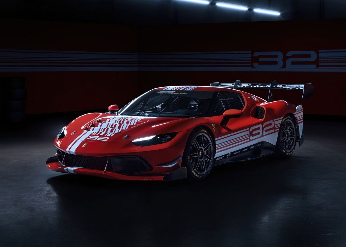 'Ferrari 499P Race Car' Poster, picture, metal print, paint by Cars ...