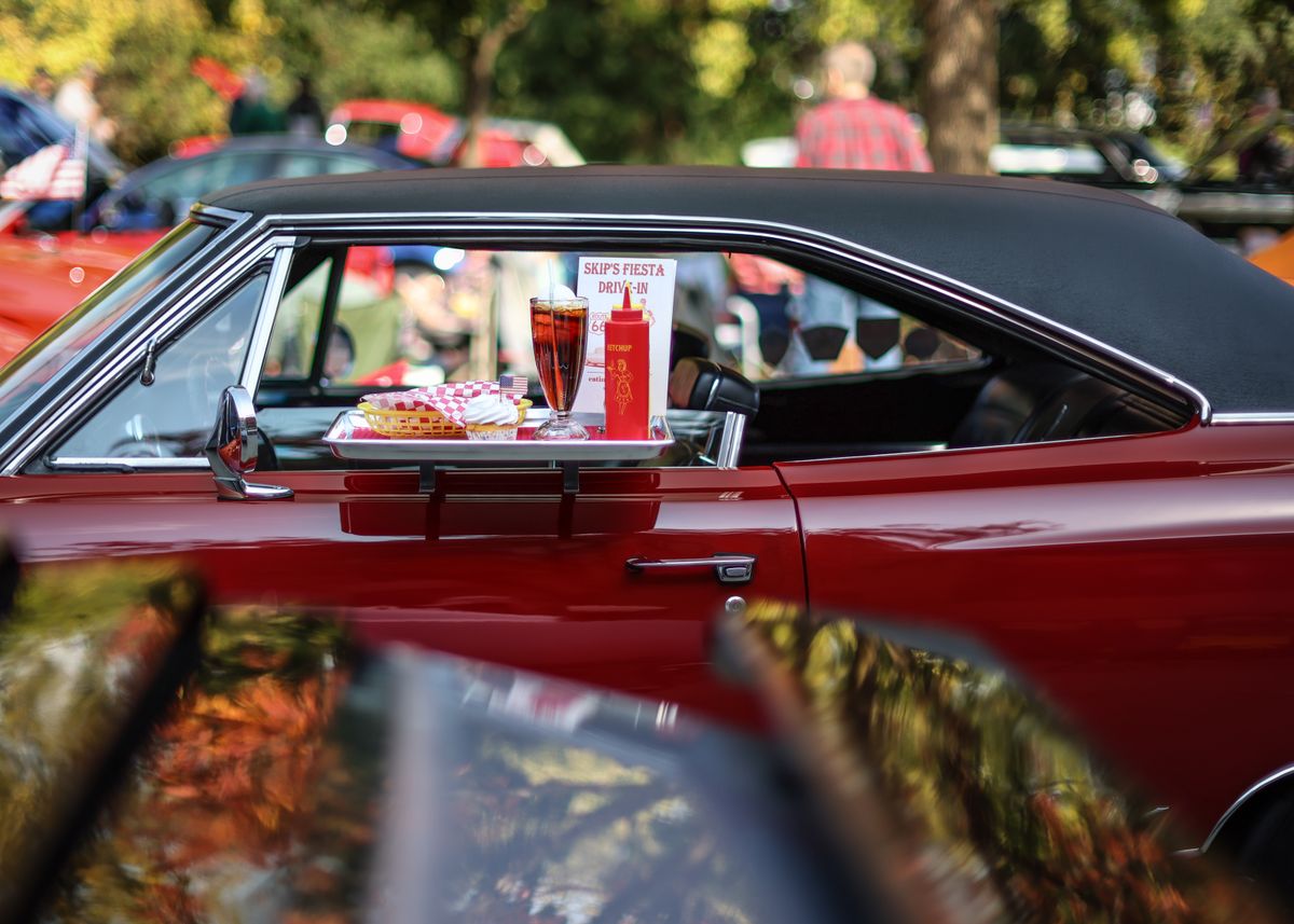 'Chicago Car Show Classic R' Poster, picture, metal print, paint by ...