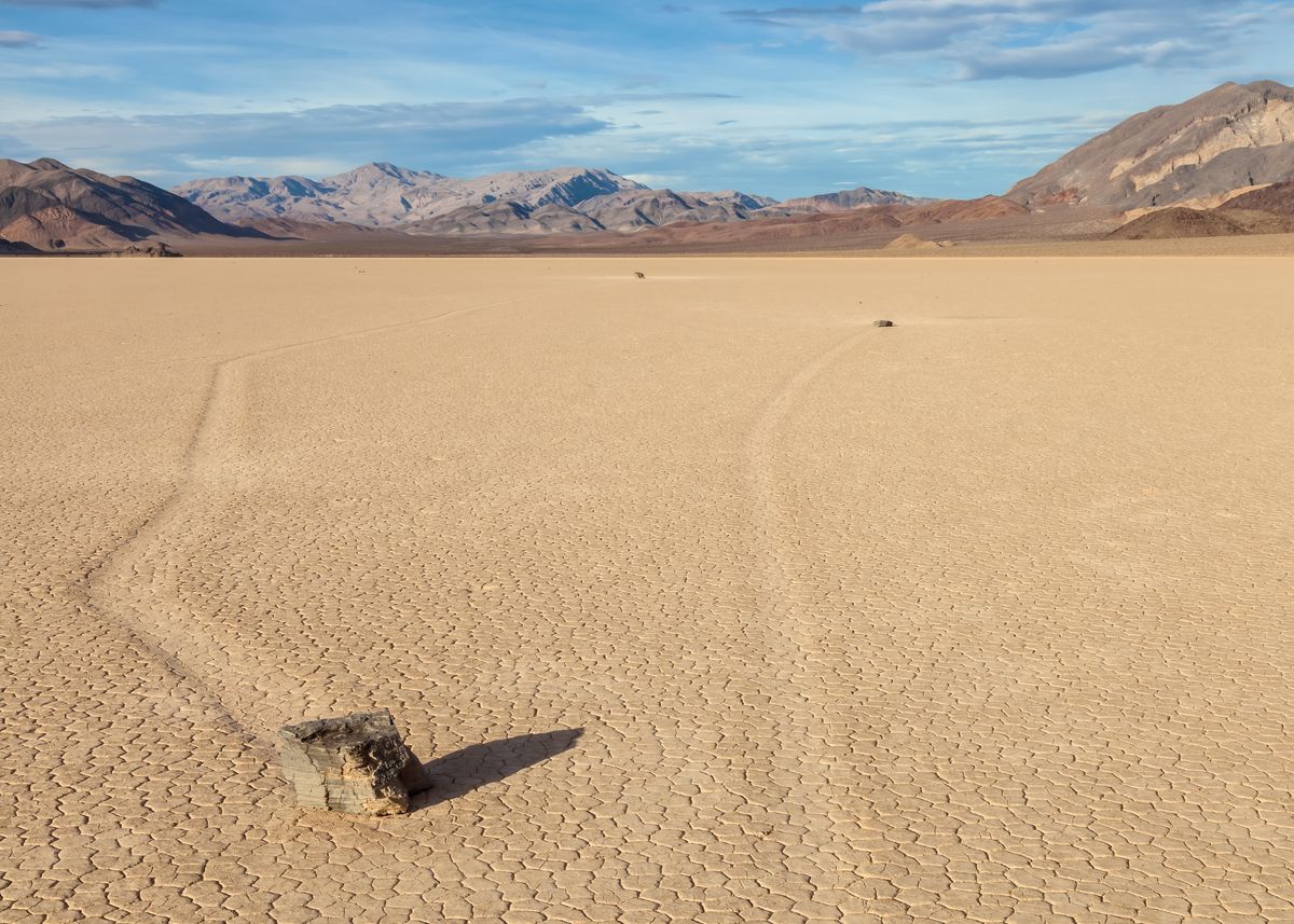 'Racetrack Playa, Death Valley' Poster, picture, metal print, paint by ...
