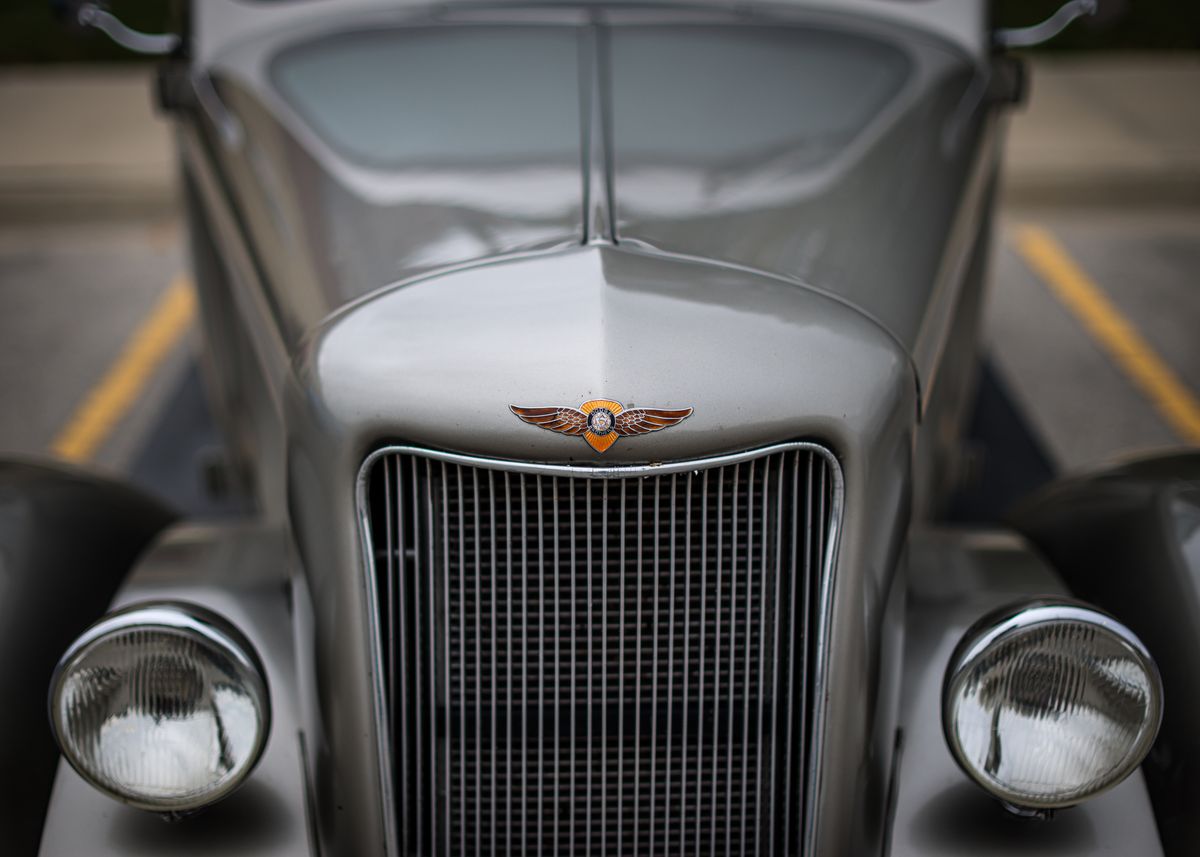 'Silver Dodge Hot Rod Class' Poster, picture, metal print, paint by ...