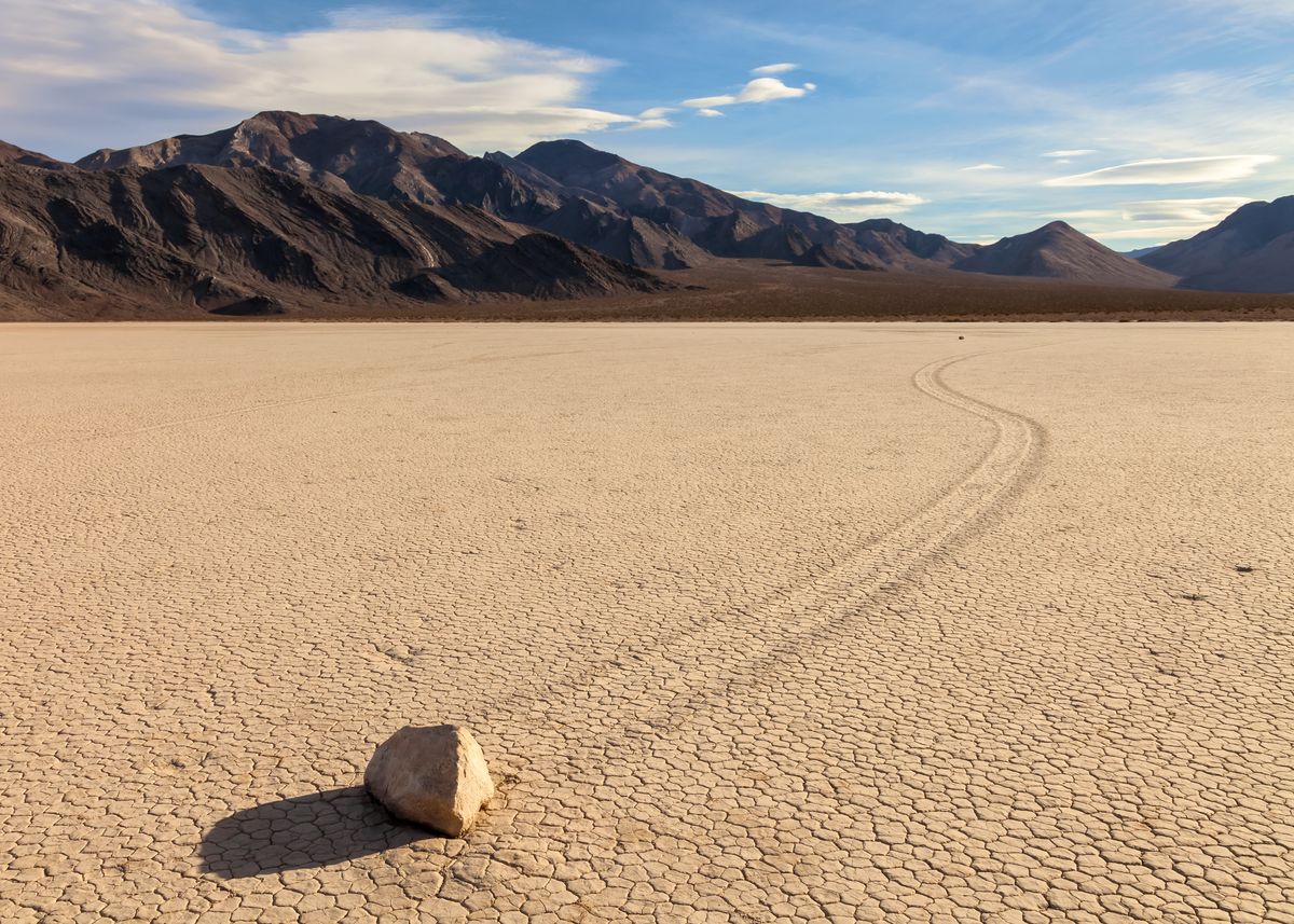 'Racetrack Playa' Poster, picture, metal print, paint by Jonathan ...