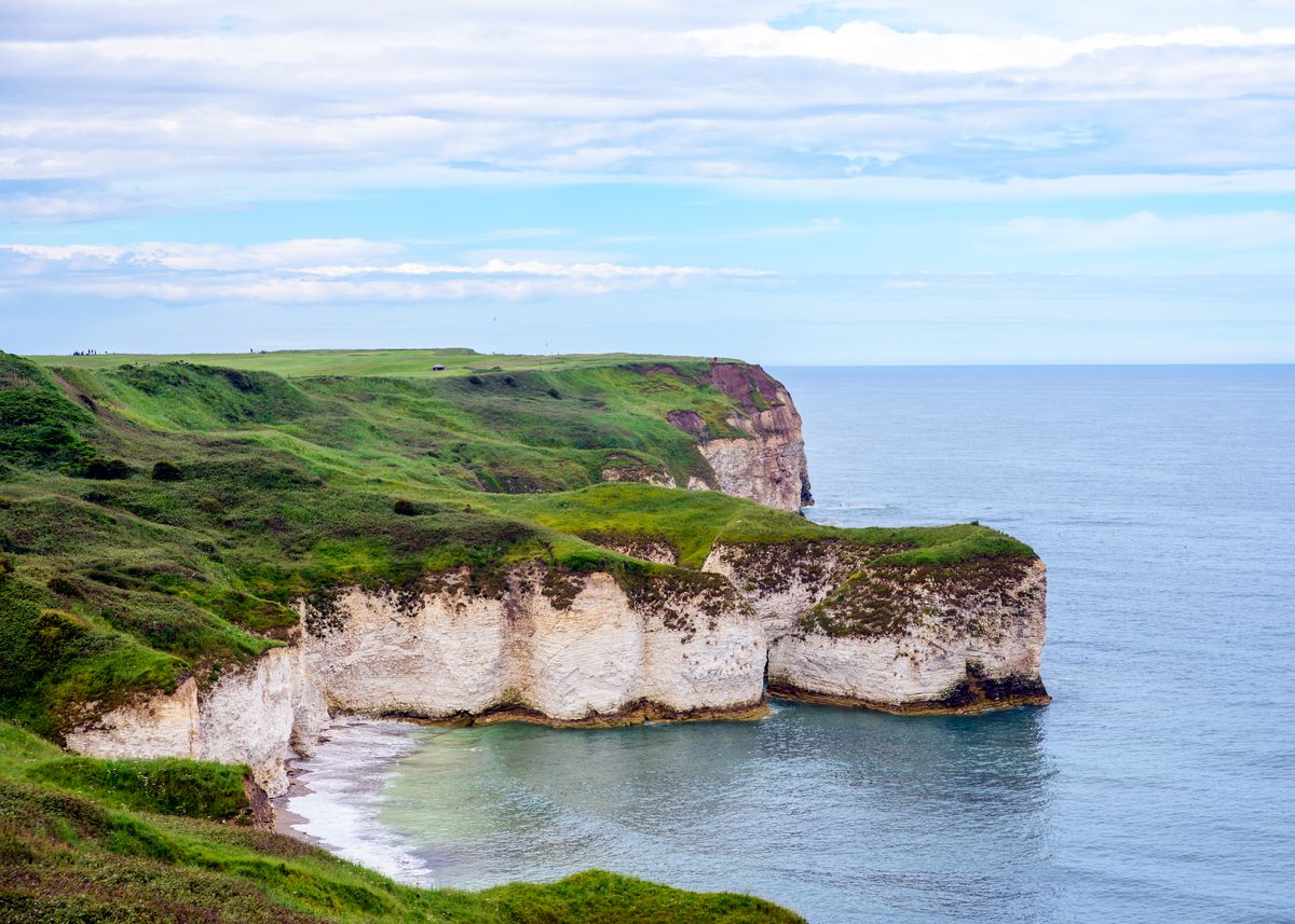 'Coastal Cliffs and North Sea' Poster, picture, metal print, paint by ...