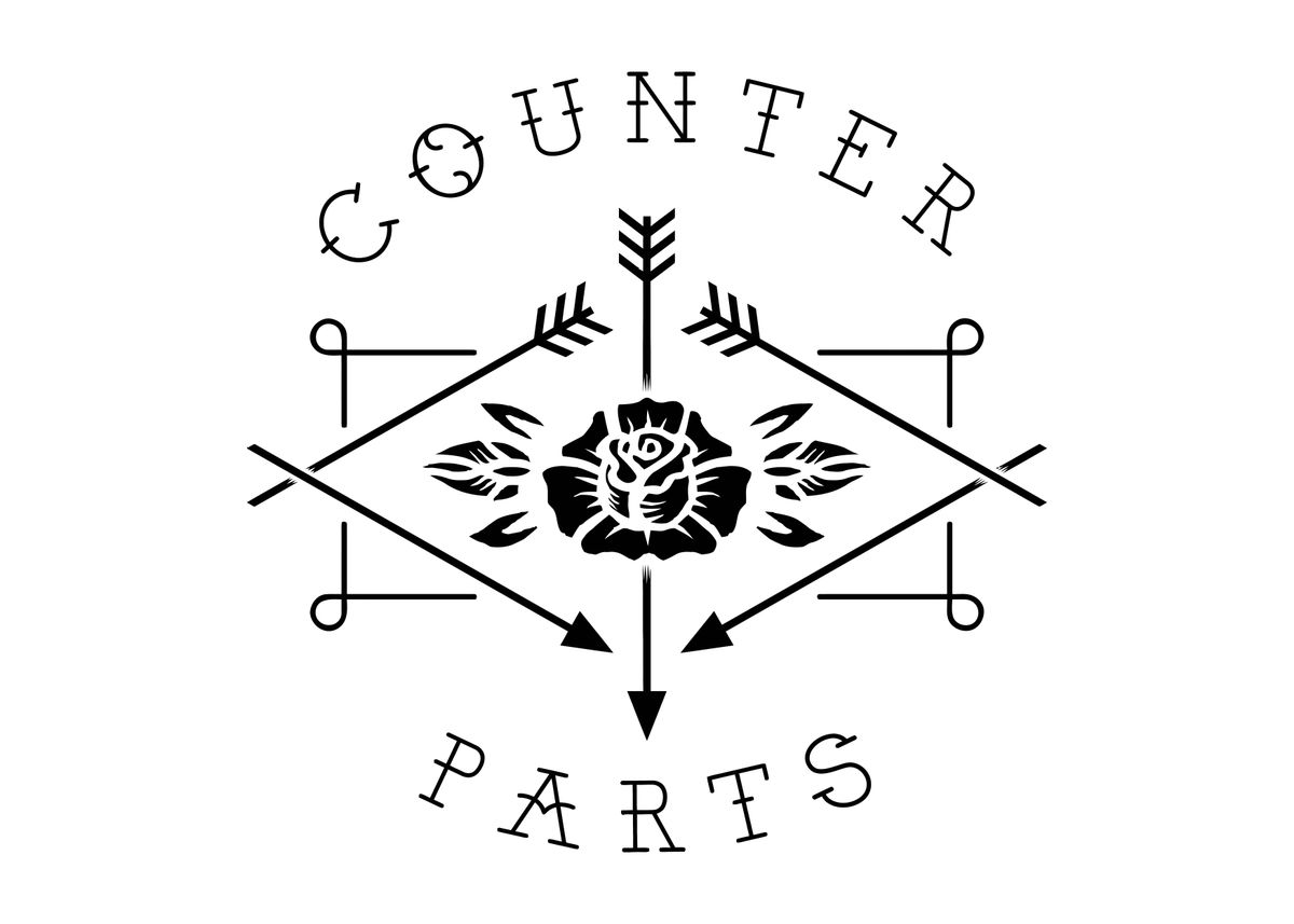 'Counterparts Band Logo' Poster, picture, metal print, paint by Thelma ...