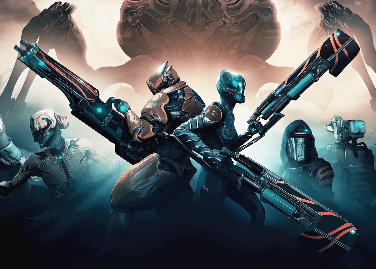 'Warframe' Poster, picture, metal print, paint by watu kumpul | Displate