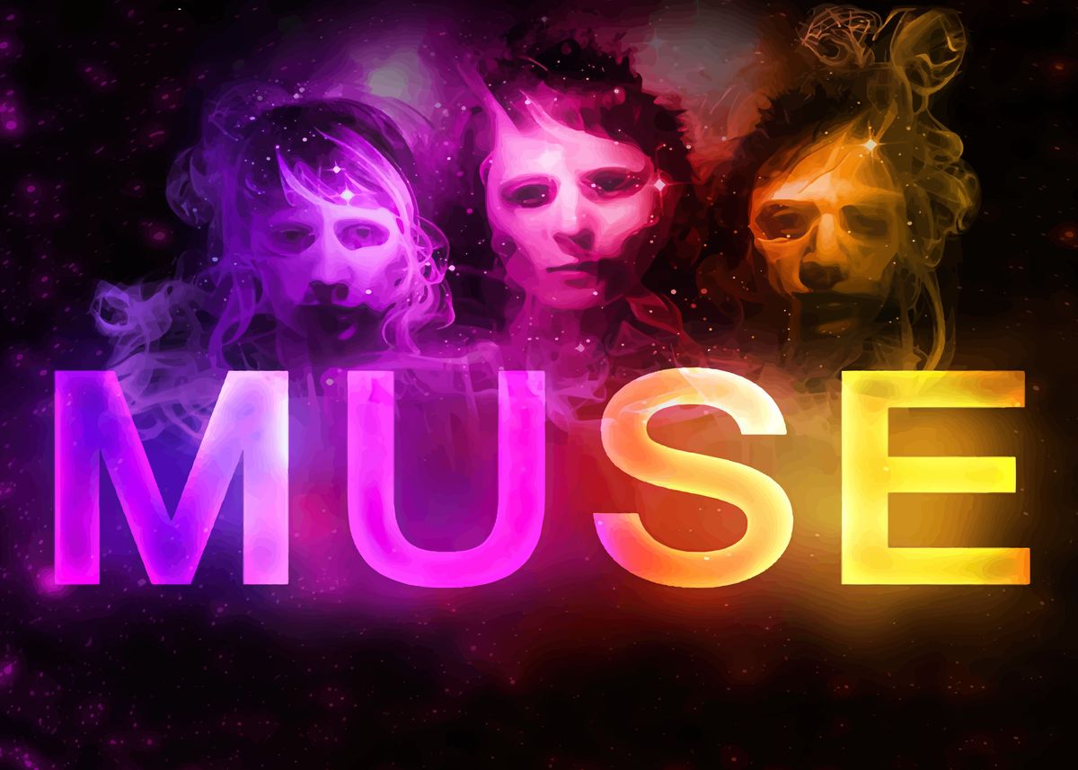 'Muse Band' Poster, picture, metal print, paint by modal bayen | Displate