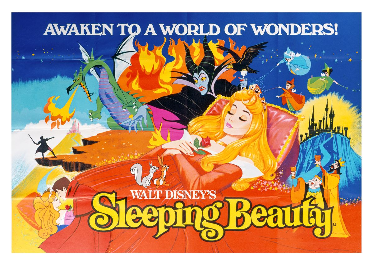 'Aurora Asleep Poster' Poster, picture, metal print, paint by Disney ...
