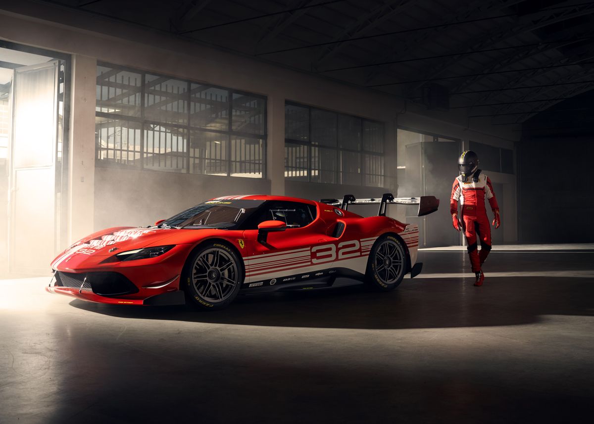 'Ferrari 499P Race Car' Poster, picture, metal print, paint by El ...