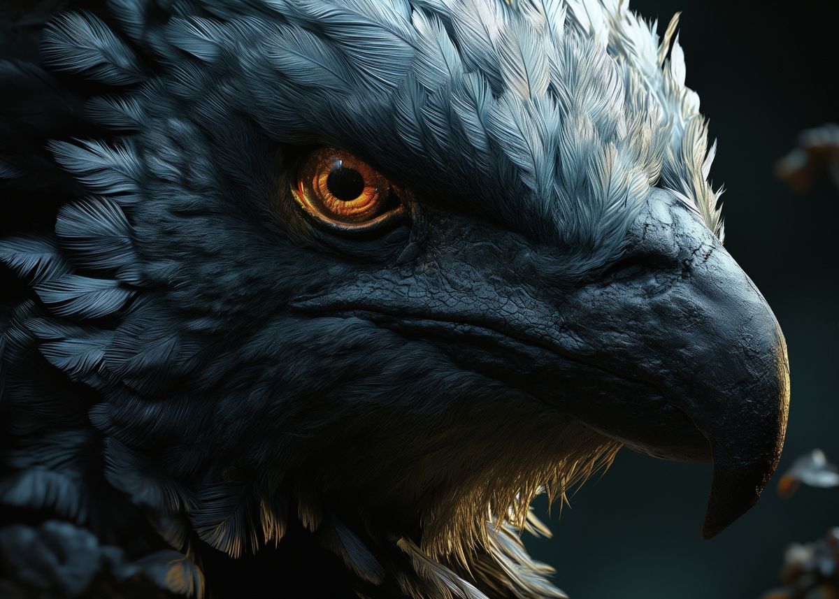 'Eagle Eye' Poster, picture, metal print, paint by The Big Jinrohski ...