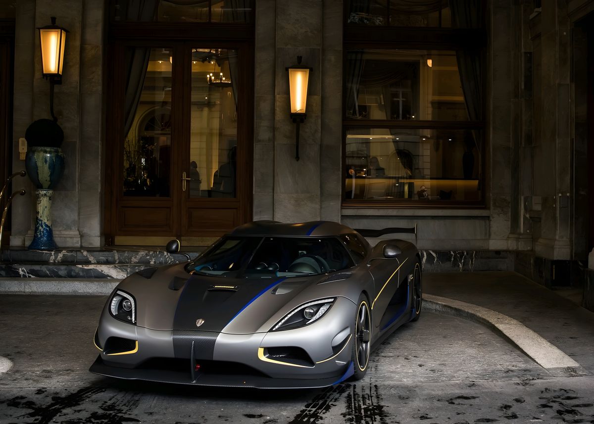 'Koenigsegg Agera RS' Poster, picture, metal print, paint by Indi ...