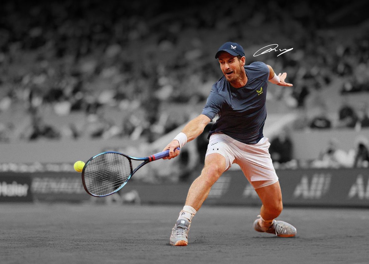 'Andy Murray' Poster, picture, metal print, paint by | Displate