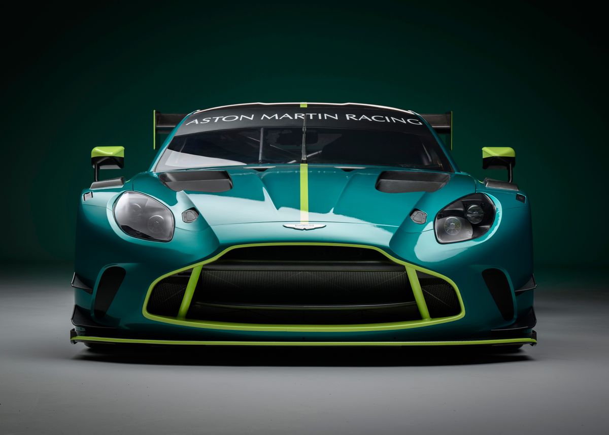 'Aston Martin Racing Car' Poster, picture, metal print, paint by Vega ...