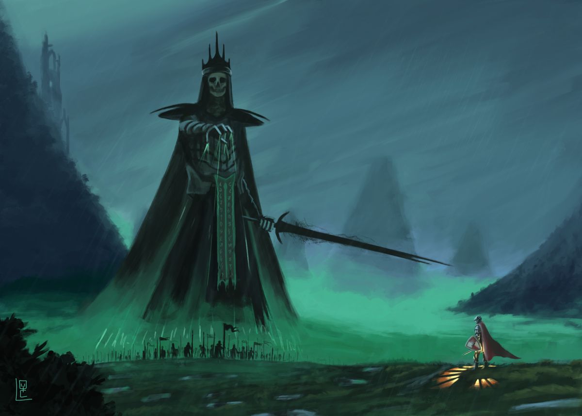 'The Summoner' Poster, picture, metal print, paint by Crober | Displate