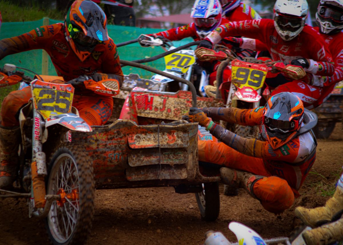 'Sidecar Motorcycle Race' Poster, picture, metal print, paint by Max ...