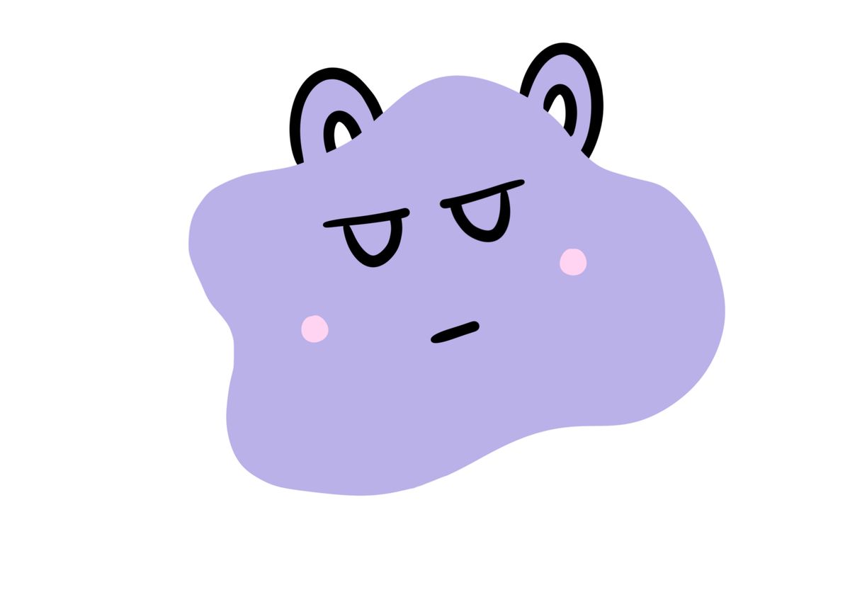 'Grumpy hamster ' Poster, picture, metal print, paint by Just Leo ...