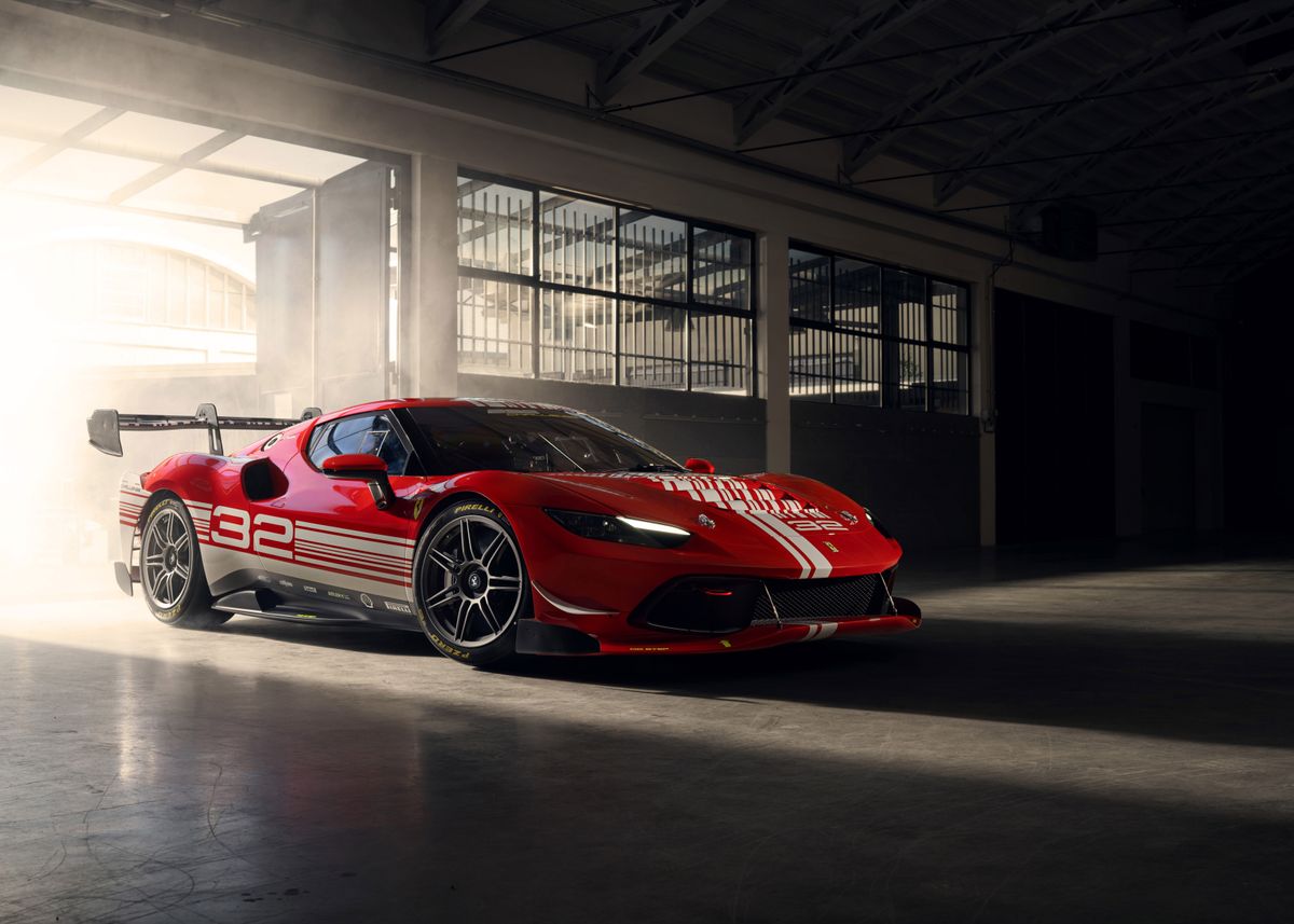 'Ferrari 499P Race Car' Poster, picture, metal print, paint by Rain ...