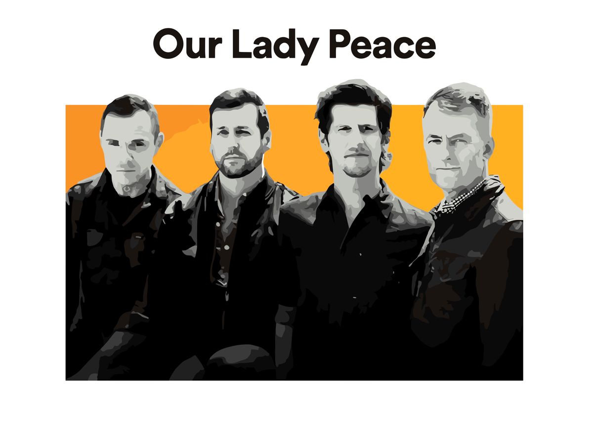 'Our Lady Peace Band' Poster, picture, metal print, paint by Bendrat ...