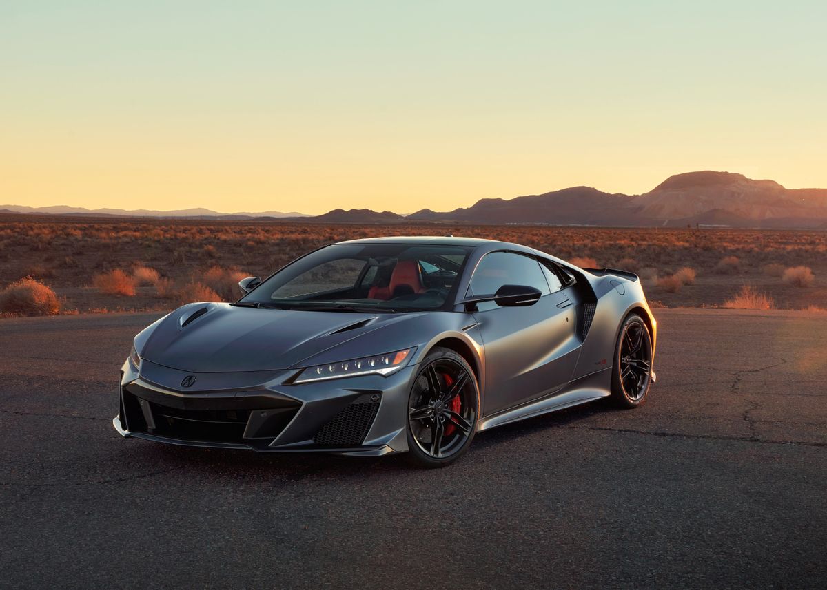 'Acura NSX Sports Car' Poster, picture, metal print, paint by Rain NewObject | Displate