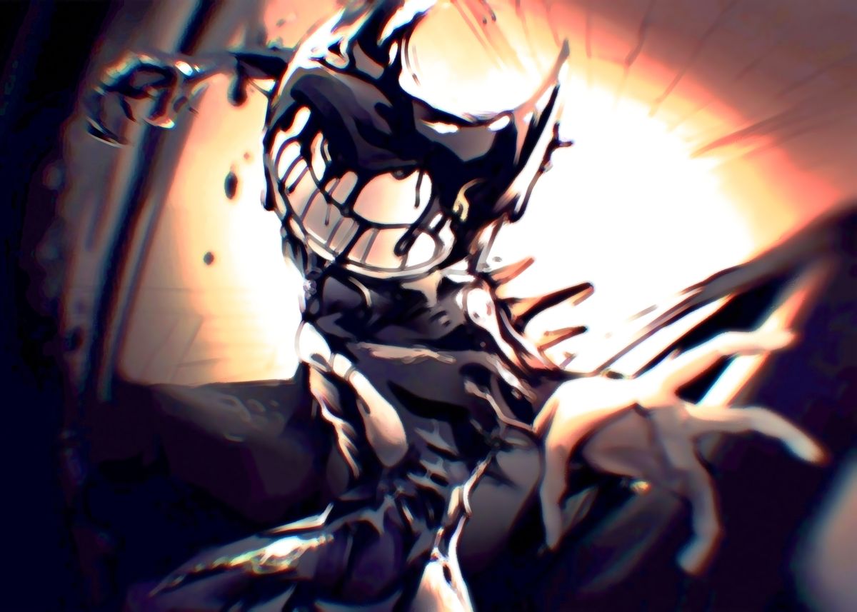 'Bendy' Poster, picture, metal print, paint by mrs zalina | Displate