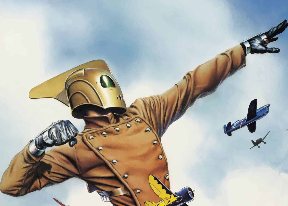 'The Rocketeer' Poster, picture, metal print, paint by watu kumpul ...