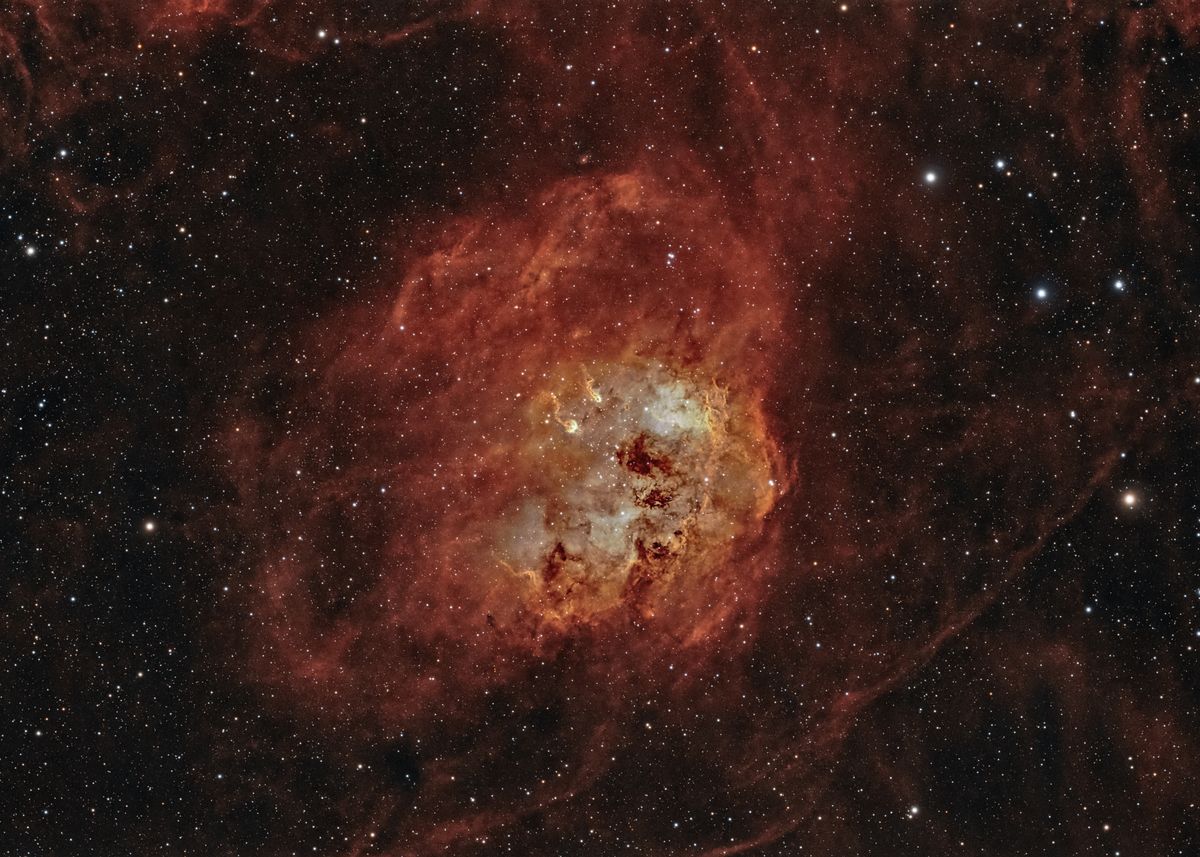 'Tadpole Nebula' Poster, picture, metal print, paint by Dominic Gareau ...