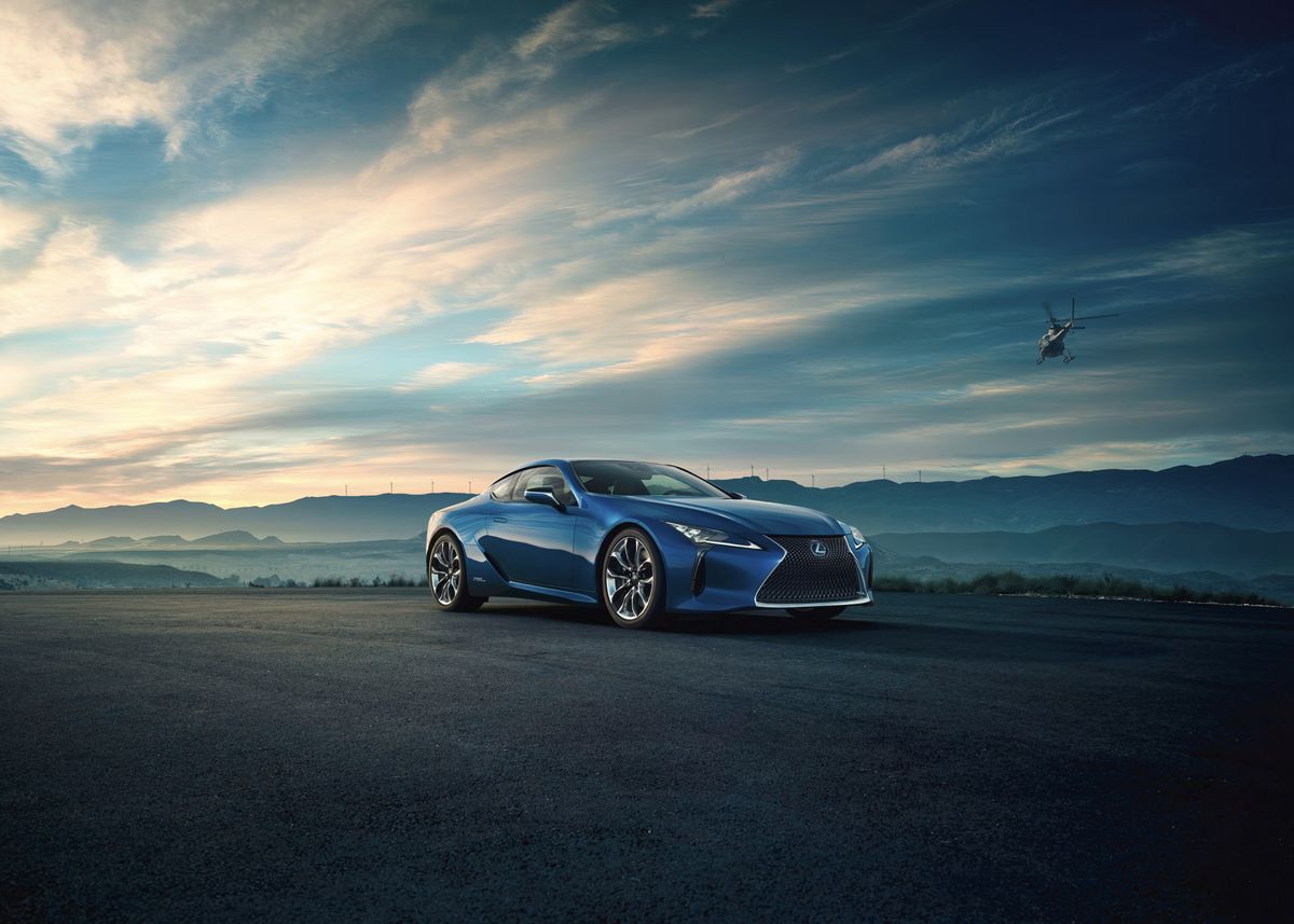 'Lexus LC 500 Coupe' Poster, picture, metal print, paint by ALCN | Displate